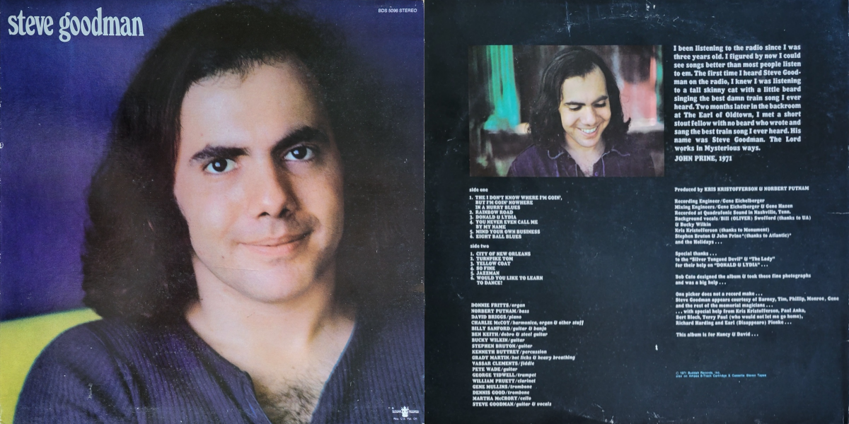 Steve Goodman, Steve Goodman, 1971 on Buddah Records – Goatless