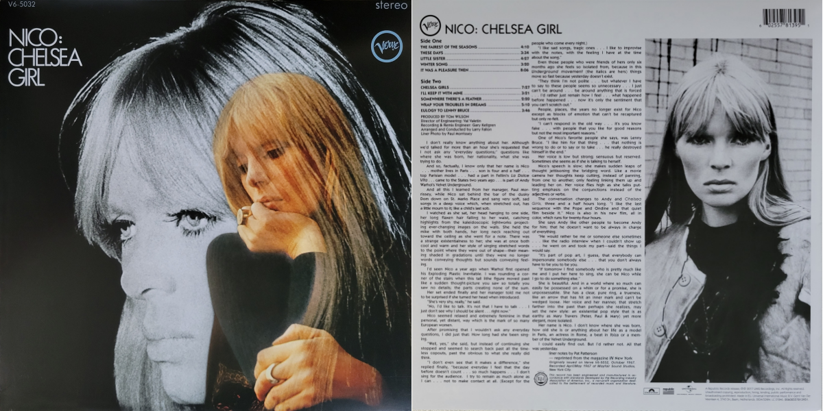Nico, Chelsea Girl, 1967 on Verve | Goatless
