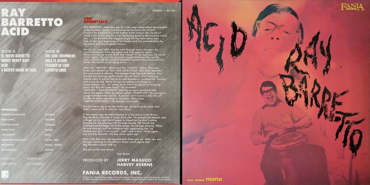 Ray Barretto, Acid, 1968 on Fania | Goatless
