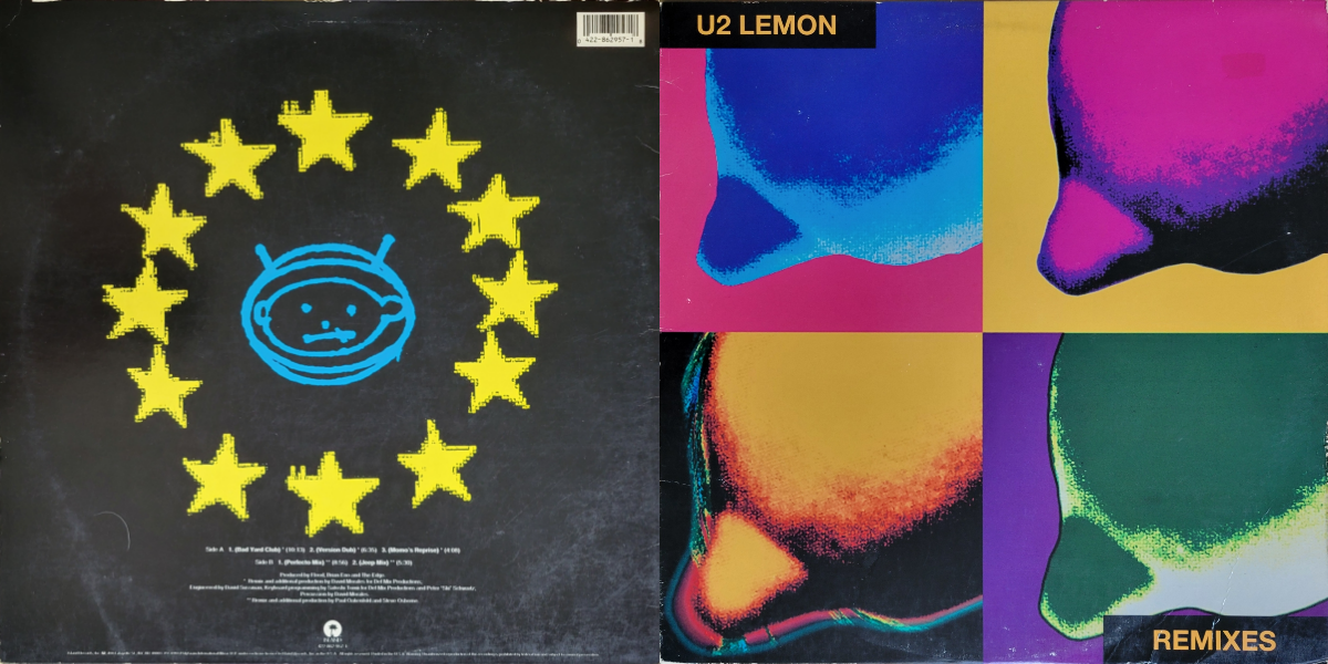 U2, Lemon (Remixes), 1993 on Island | Goatless