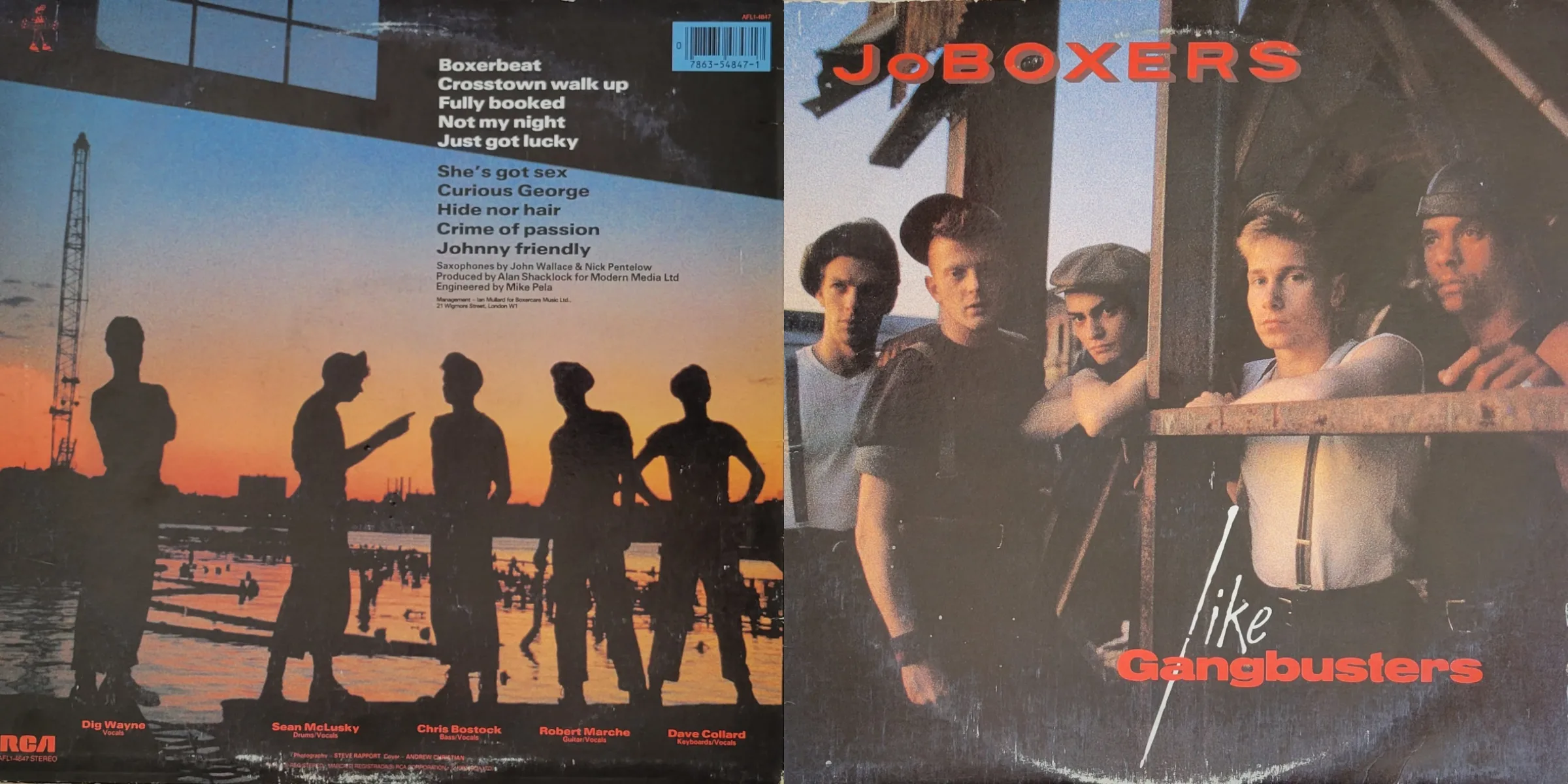 JoBoxers, Like Gangbusters, 1983 on RCA | Goatless