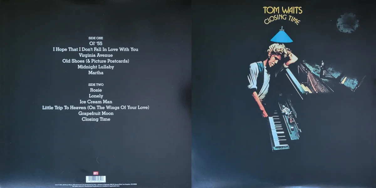 Tom Waits Closing Time 1973 On Asylum Goatless