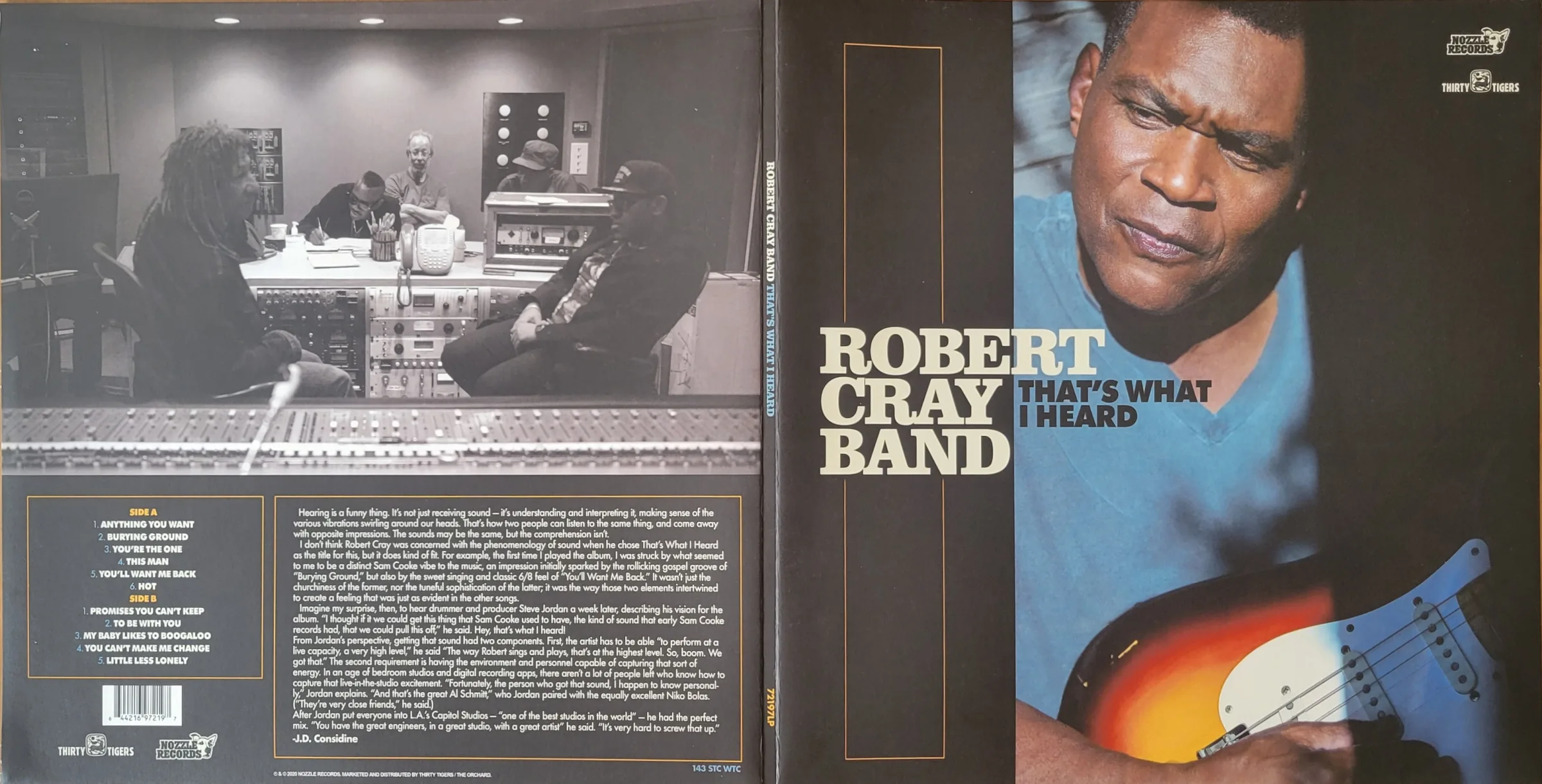 The Robert Cray Band, That’s What I Heard, 2020 on Nozzle Records ...