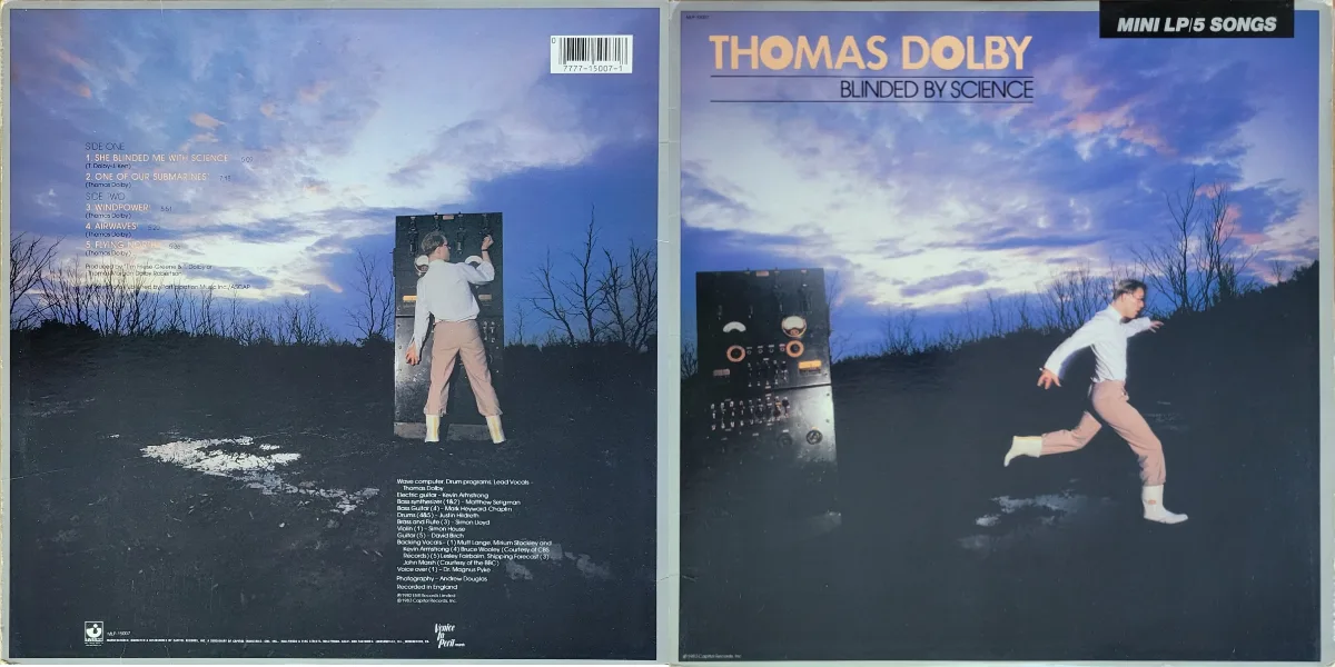 Thomas Dolby, Blinded By Science, 1983 on Harvest. – Goatless